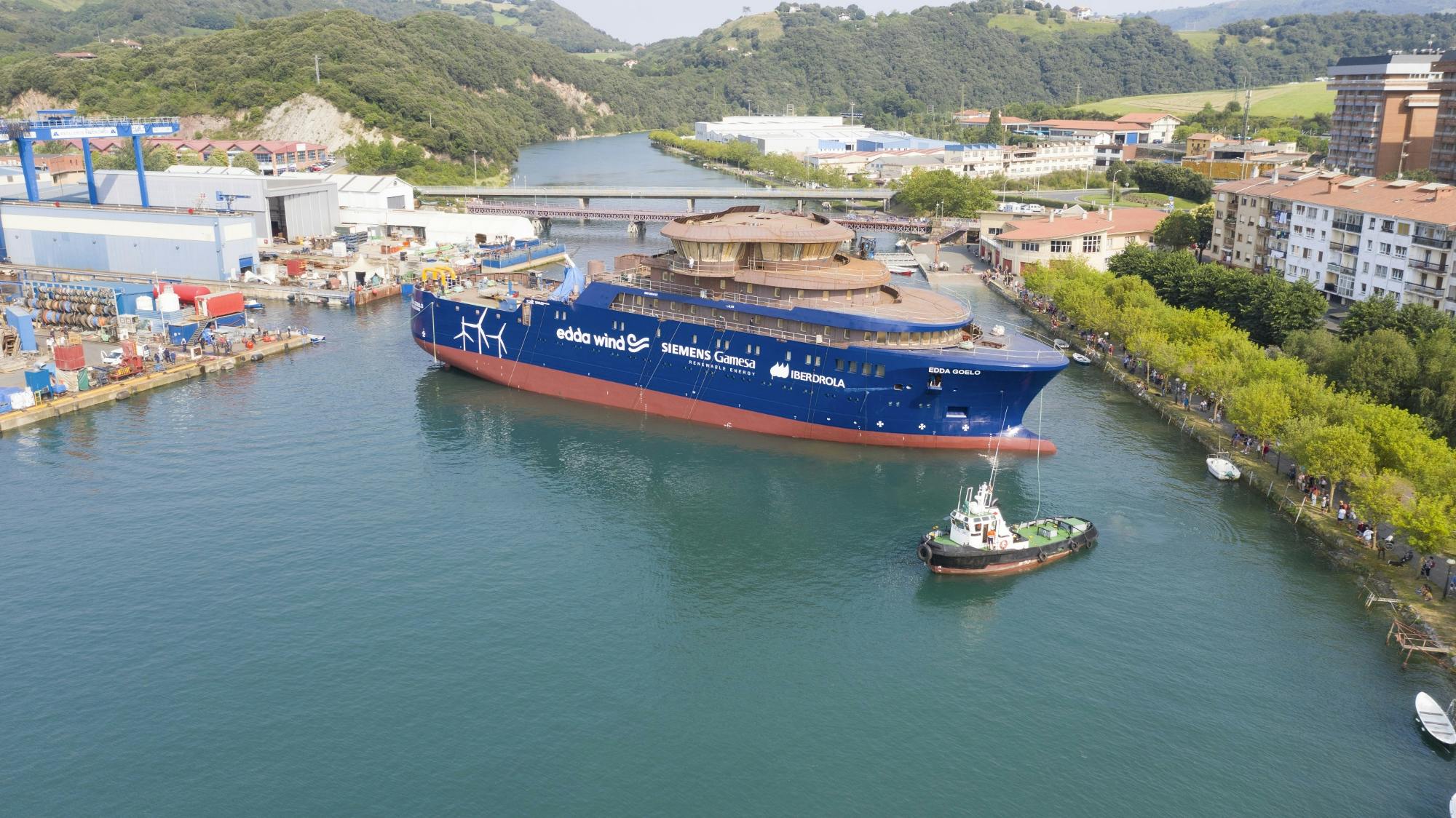 Launching of Edda Wind’s Service Operation Vessel C416 - Edda Wind